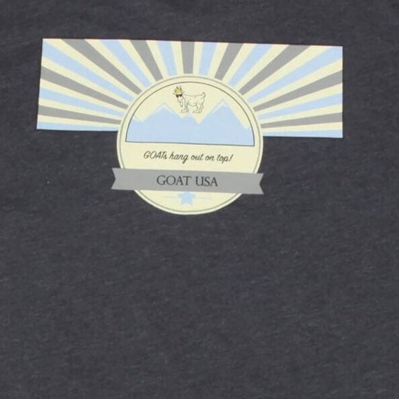 Goat Usa | Shirts | Goat Usa 26 Goats Hang Out On Top Gray Mens Tshirt ...